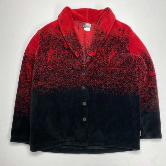 Artisan | Sweaters | Vintage Usa Made Artisans Cardinal Bird Red ...